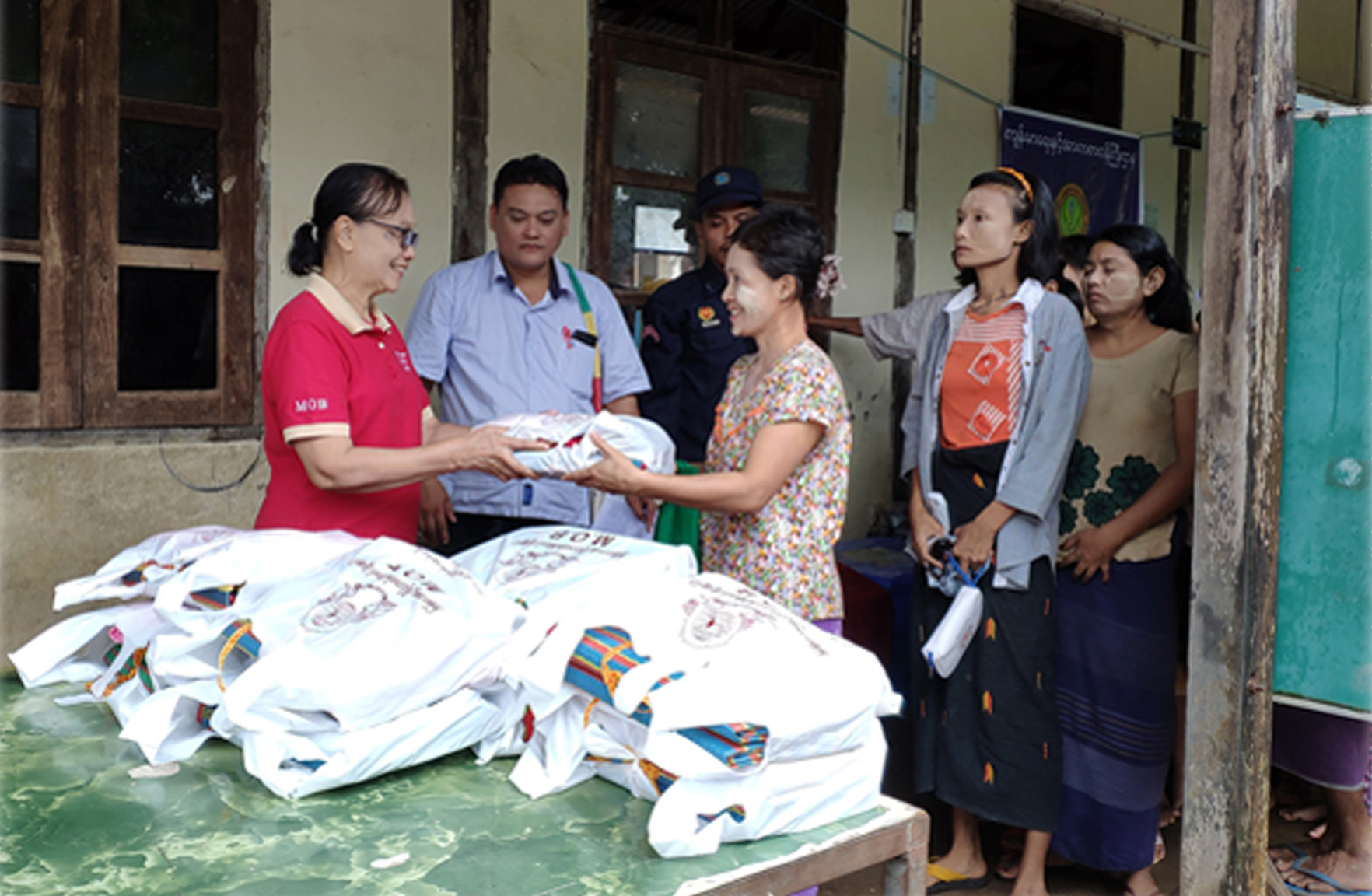 Donation to flooded areas - MOB Bank